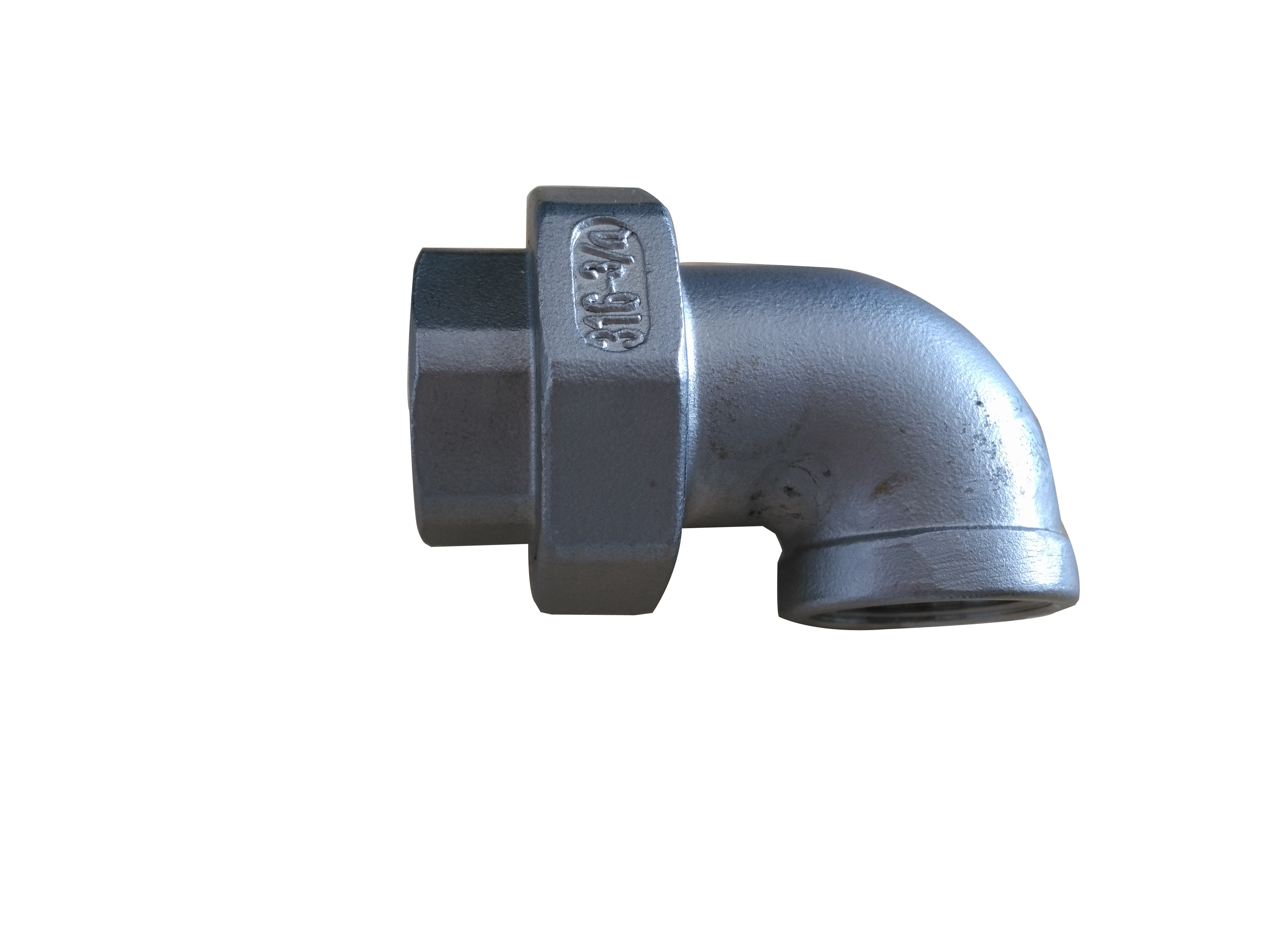1/2 "Siku Siku Uni Stainless Steel CF8M Dan CF8 BSPT NPT Thread